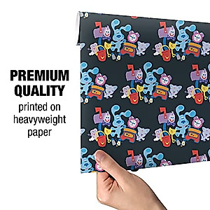 GRAPHICS & MORE Blue's Clues Friend Group Gift Wrap Wrapping Paper Rolls