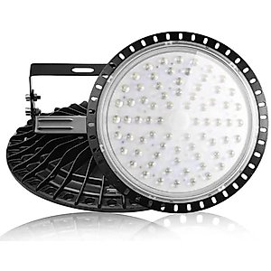 Viugreum UFO LED High Bay Light 300W, 30000LM Commercial Bay Lighting Daylight White (6000-6500K), IP65 Waterproof LED Warehouse Lighting for Garage Factory Workshop Ship from USA take 5-7 days to you