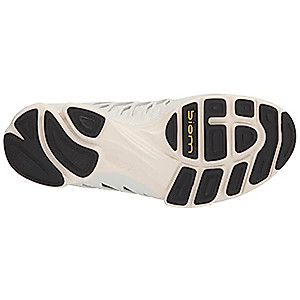 ECCO Women's Biom AEX Knit Slip On Cross Trainer, White/Black, 9-9.5