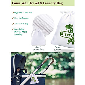 Giftty Baby Teething Mitten Panda Teether Mitt Chewing Glove Infant Toy Teething Glove Baby Chew Mitt with Finger Toothbrush BPA-Free for Baby Boys Girls - 1 Pair + 1 Toothbrush