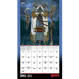 Dungeons & Dragons 2023 Deluxe Wall Calendar