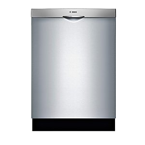 Bosch SHSM63W55N 24" 300 Series Built In Fully Integrated Dishwasher with 5 Wash Cycles, in Stainless Steel