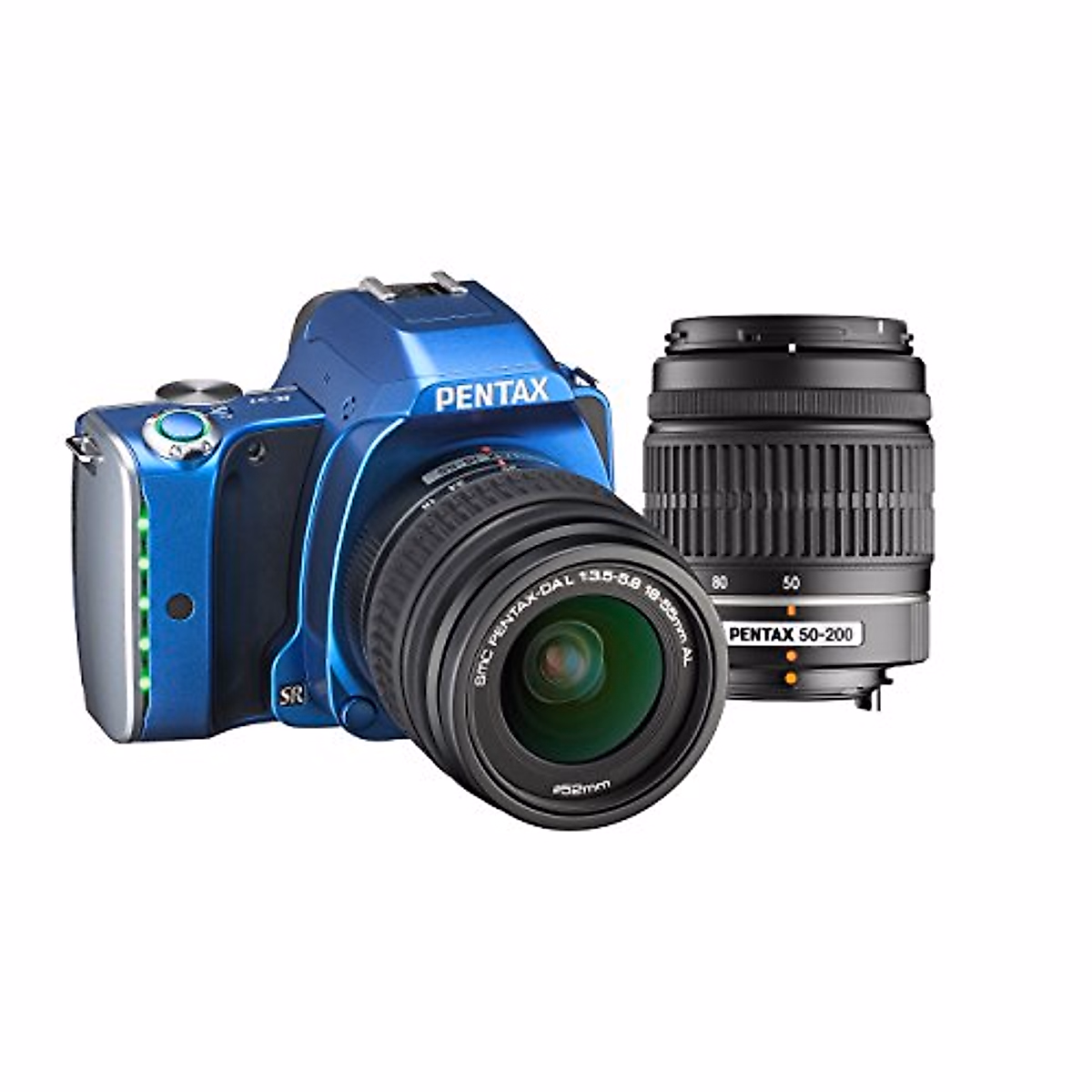 Pentax K-S1 SLR Lens Kit with DA L 18-55 mm and DA L 50-200 mm (Blue)