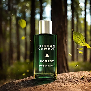 Herban Cowboy Forest Men's Cologne with Hints of Cedar, Mandarin, and Black Pepper (1.7 fl oz)