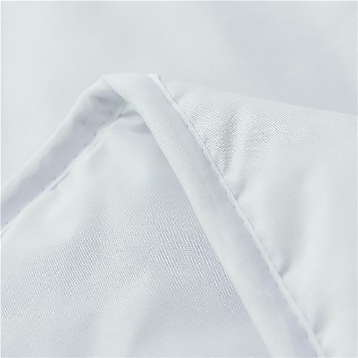 NURCIX Round Bed Mattress Topper, Circle Bed Mattress Protector with Elastic Bands, 100% Cotton Fill Fluffy Down Mattress Pad Pillow Top Mattress Cover,Diameter200cm(79inch)