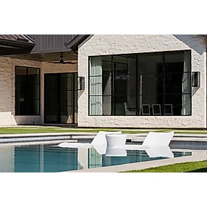 Ledge Lounger Affinity Side Table - in Pool Side Table for Pool Ledges up to 16” inches deep - Indoor - Outdoor All Weather Side Table for Porch, Patio, Garden, Backyard, Pool and Beach (Cloud)