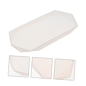 LIGHTAOTAO 1pc Mold Clear Epoxy Circle Silicone Mold Molds for Resin Transparent Silicone Mould Silicone Platter Molds Serving Tray Molds Desktop Tray Mould Resin Mold Tray Casting Mold Agate