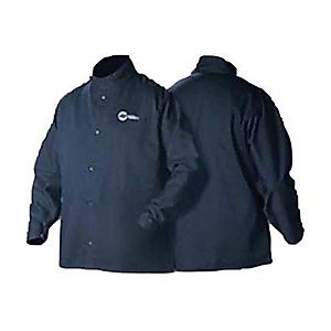 Miller 3X Navy 9 Ounce Cotton Flame Resistant Cloth Jacket With Snap Button Closure And Fold-in Snap Sleeves, Package Size: 1 Each