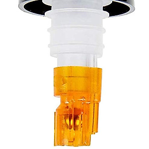 (12-PCS - 1/2 Ounce) Orange Automatic Measure Pourer Drinks Wine Cocktail Dispenser Portion Control Bar Tools Measured Quick Shot Spirit Liquor Pourers Stopper with Collar