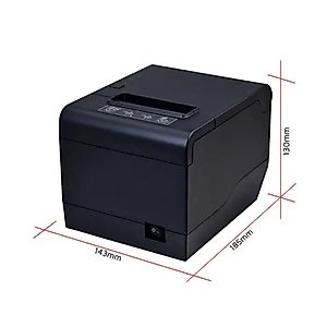 ZY808 Receipt Printer - 80mm POS Thermal Printer with WiFi USB LAN Connection, Support iOS, MAC, iPhone, Android, PC and Support Ebay, Amazon, Shopify, Etsy, USPS Integration.