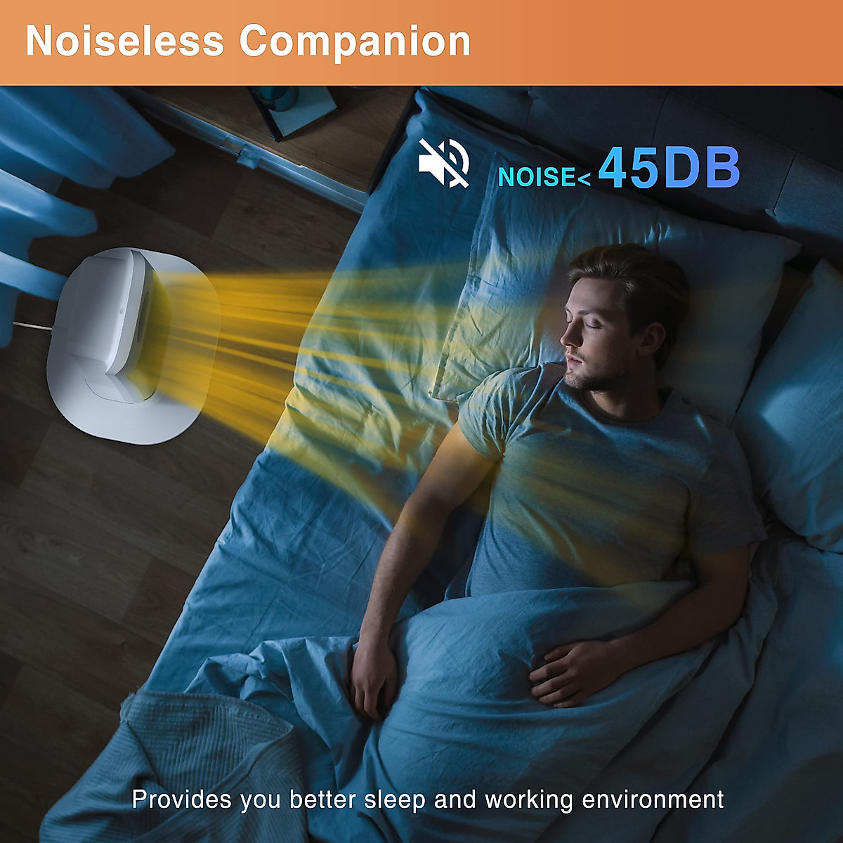 HAUSHOF 1500W Tower Space Heater, 1-24h Timer Digital Ceramic Heater with Touch& Remote Control, Overheat Protection, Safe for Home Office