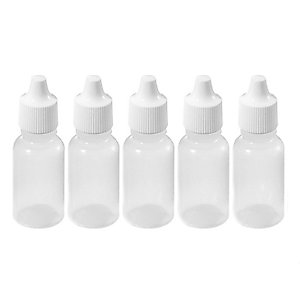 ericotry 50 Pcs 20ml Empty Plastic Squeezable Dropper Bottles Dropping Bottles Dropper Vials Plug Can Removable the Lip Can Be Screwed On