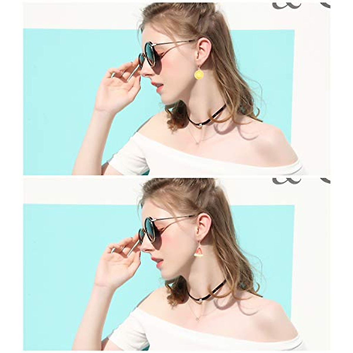 Fun Assorted Fruit Earrings for Women,Kiwi Earrings,Watermelon Earrings,Lemon Earrings,Orange Slice Earrings,Citrus Earrings,Fun Weird Fruit Shaped Dangle Earrings for Girls