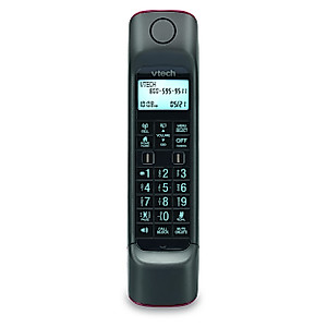 VTECH VS122-16 Retro-Design DECT 6.0 Cordless Phone: Bluetooth Connect to Cell, Call Blocker, Answering System, Full-Duplex Speakerphone, Up to 1000 Phonebook Contacts & 1000 Call Block Entries