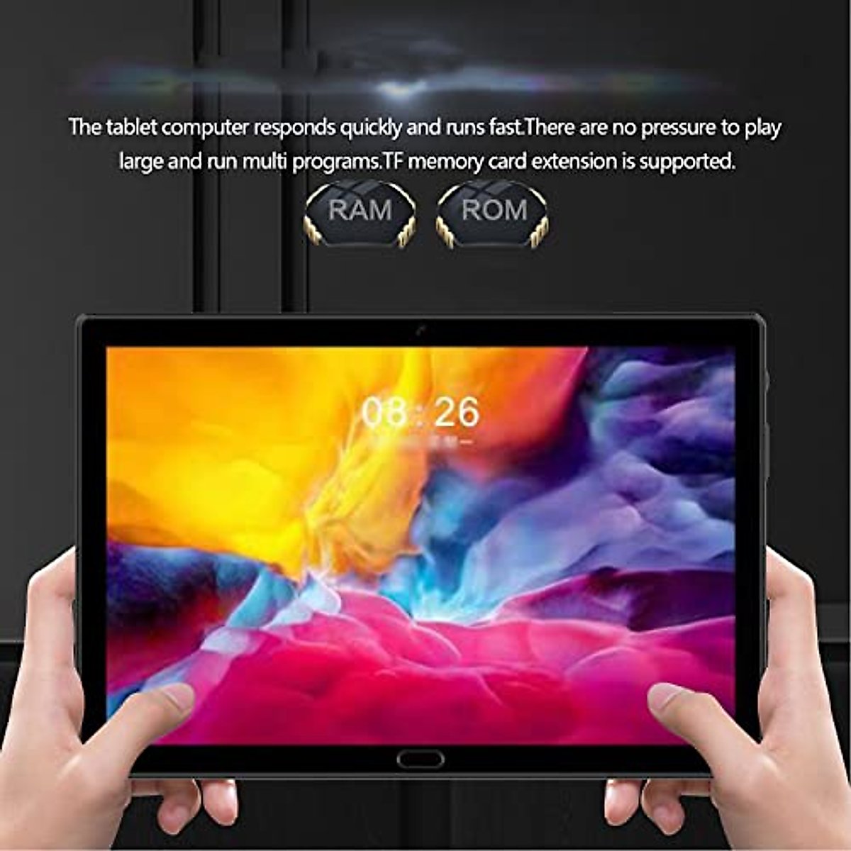 Tablet Computer 10.1 Inch HD Tablet, 8-core IPS, High-Definition Screen, WiFi, Bluetooth, Android Voice Call, Game Tablet, Support SIM Communication Function, Portable Pocket PC