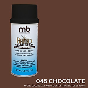 Moneysworth & Best Unisex's Brillo Color Spray Shoe Dye, Chocolate, 127g/4.05oz