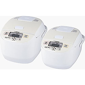 Zojirushi NL-DCC10CP Micom Rice Cooker & Warmer, 5.5 Cups, Pearl Beige