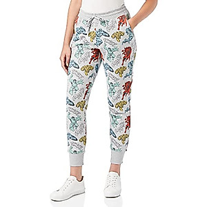Amazon Essentials Disney | Marvel | Star Wars Women's French Terry Fleece Jogger Sweatpants, Marvel Avengers, Large
