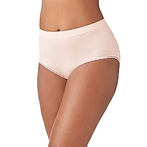 Wacoal Women's B-Smooth Briefs-Panty, Crystal Pink, X-Large