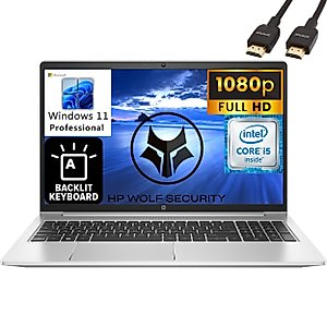 HP 2022 ProBook 450 G8 15.6" FHD Business Laptop Computer, Intel Quad-Core i5-1135G7 up to 4.2GHz (Beat i7-1065G7), 16GB DDR4 RAM, 512GB PCIe SSD, Backlit KB, Windows 10 Pro, broag Conference Webcam