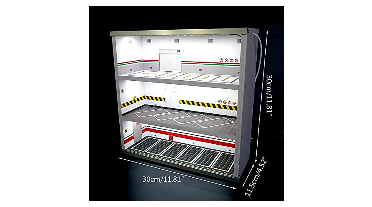 LED Model Car Display Case for 1:64 Scale Collectibles