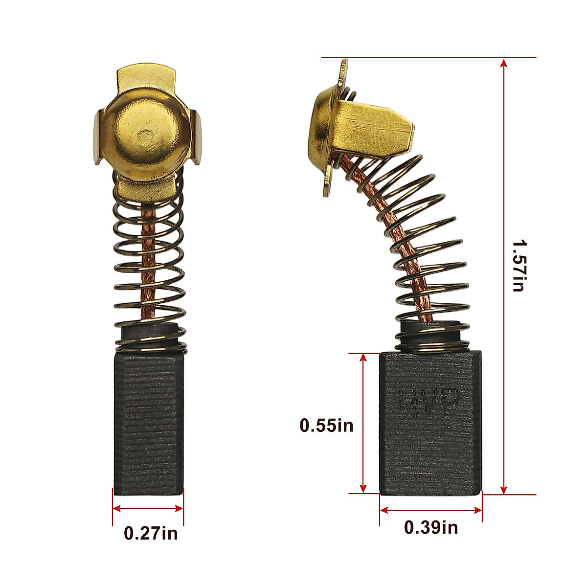 4pack N398321 Carbon Brushes for DEWALT DWP849 DWP849X DWP849X-B3 DWP849X-BR N398327 N103592 N088403 Power Tool Accessories