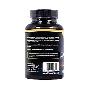 Nuphoria cm® Gold - Nerve Support Formula with R-Alpha Lipoic Acid and Premium B Vitamins - 30 Day Supply 120 Capsules