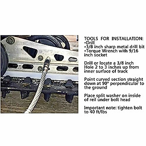 BHRUSO Replace Ice Scratchers Kit.ICE SCRATCHERS WITH CARBIDE TIPS SNOWMOBILE REVERSE COMPATIBLE SNOW MODEL FIT (1PAIR)