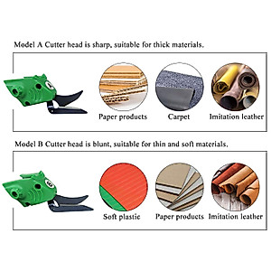 MXBAOHENG Sharp Blade Cutting Head for Wbt-2 Fabric Electric Scissors Cloth Cutter (Model A)