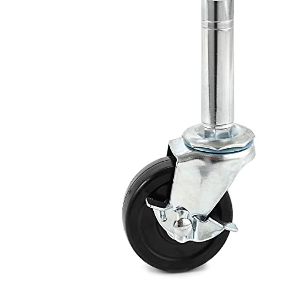 HSS Wire Shelving 3" Wheel Casters 3/8" Bolt Size, 4-Pack, Capacity 500 lbs