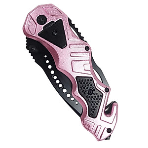 Wartech YC-S-7006-PK Spring Assisted Rescue Knife