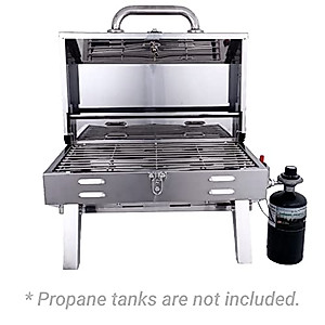 Marada Propane Propane Grill Stainless Steel 20,000 BTU Stainless Steel
