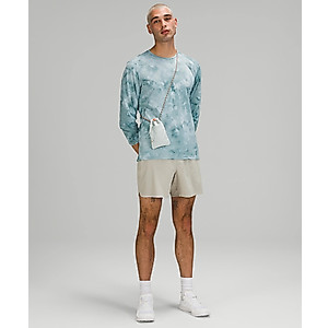 Lululemon Play Forward Crossbody Pouch (Ocean Air/Tidewater Teal/Highlight Orange)