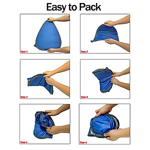 COLEON Portable Sun Shelter Mini Head Pop Up Tent for Beach Sunbathing Windproof Sand Proof