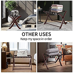 SYBELIJAH Luggage Rack, Folding Luggage Rack for Guest Room, Bedroom Hotel