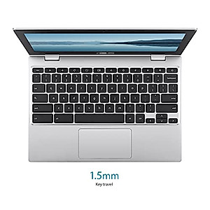 ASUS Chromebook CX1, 11.6" HD NanoEdge Display, Intel Celeron N4020 Processor, 64GB eMMC, 4GB RAM,Military Grade Standard  Chrome OS, Transparent Silver, CX1101CMA-DB44
