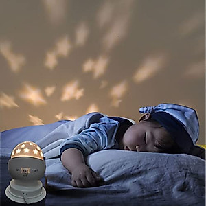 Toyunia Star Night Light for Kids Star Night Light for Kids Bedroom Girls Night Light Starry Night Light Projector Plug in Night Light for Kids with Timer (Plug in Rotating, 3000K)