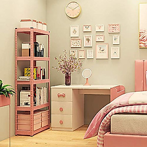 Lomani 5-Shelf Adjustable Utility Shelf, Storage Rack, Organizer Shelf-PK