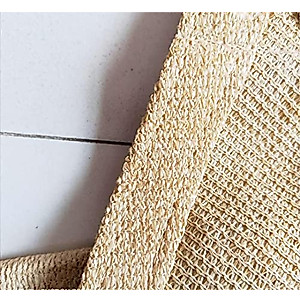 Isunshore 12'X16' Rectangle Sand Sun Patio Shade Sail Canopy Patio Sunshade Cover - 185 GSM - Block 98% of UV Radiation for Patio Backyard Lawn Garden Outdoor Awning, Sand