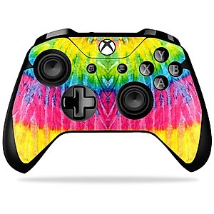 MightySkins Skin Compatible with Microsoft Xbox One X Controller - Tie Dye 2 | Protective, Durable, and Unique Vinyl Decal wrap Cover | Easy to Apply, Remove, and Change Styles | Made in The USA