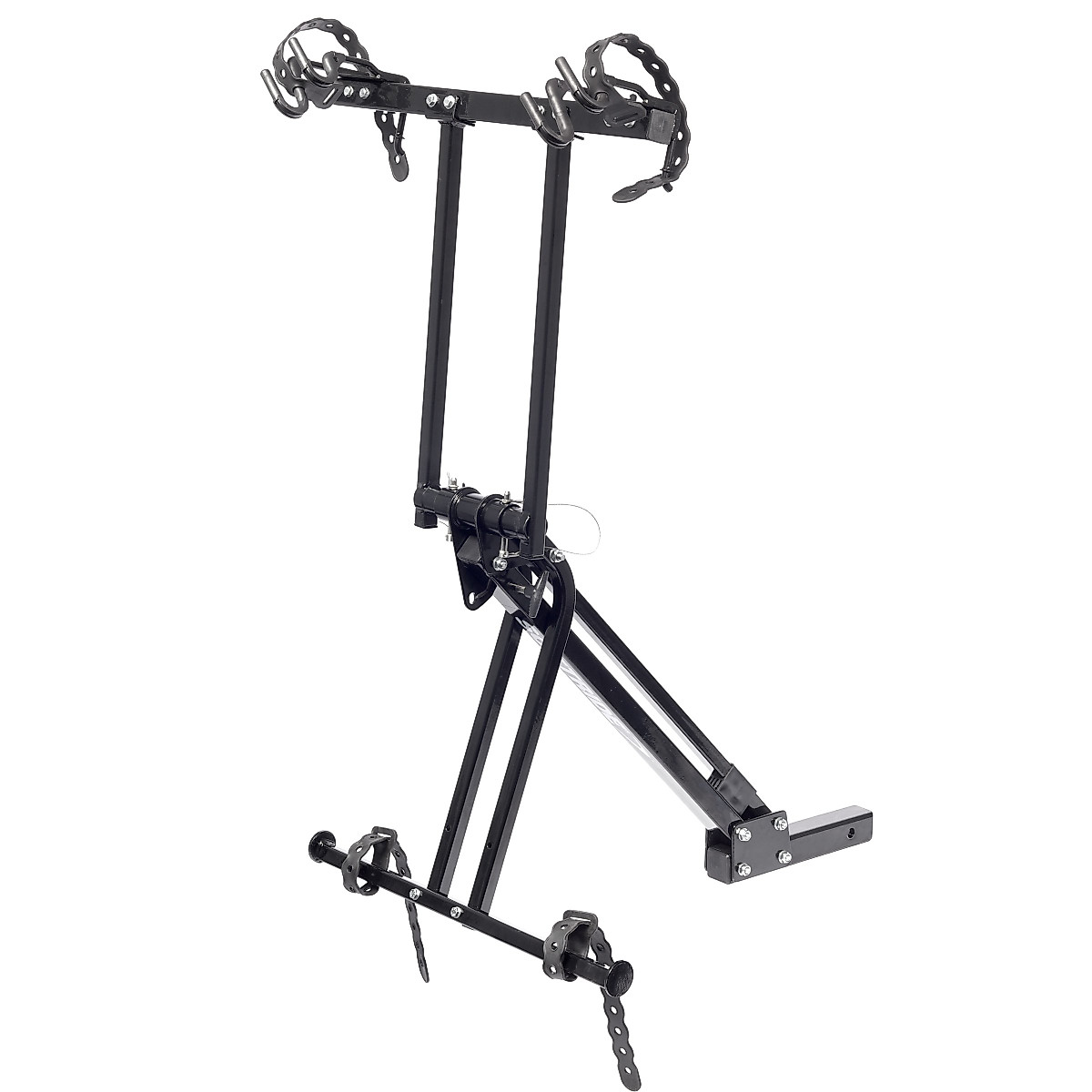 Softride Hang2, 2-Bike Hitch Mounted Rack for 2" and 1.25”, Swings Down with Bicycles Loaded, Allows Trunk, Hatch, or Tailgate Access. Cars, SUVs, Vans, or Trucks (27041)