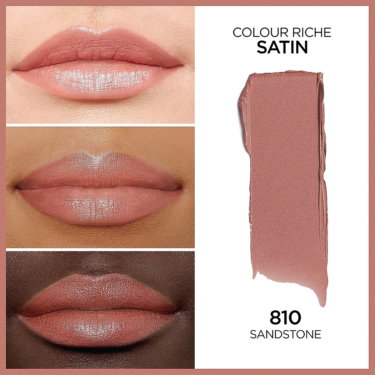 L'Oreal Paris Colour Riche Lipstick, Sandstone, 1 Count