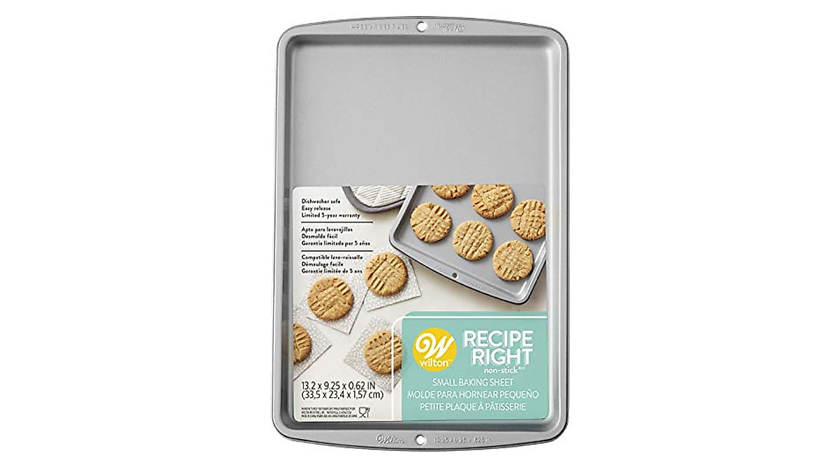 Wilton Recipe Right Small Non-Stick Baking Sheet for Perfect Baking