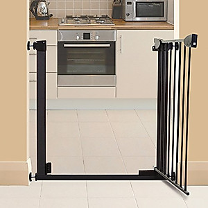 Dreambaby Boston Magnetic Auto Close Security Gate (29.5-38 inches, Black)