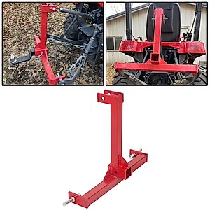 HECASA 3 Point 2 inch Trailer Hitch Receiver Drawbar for Category 1 Tractors
