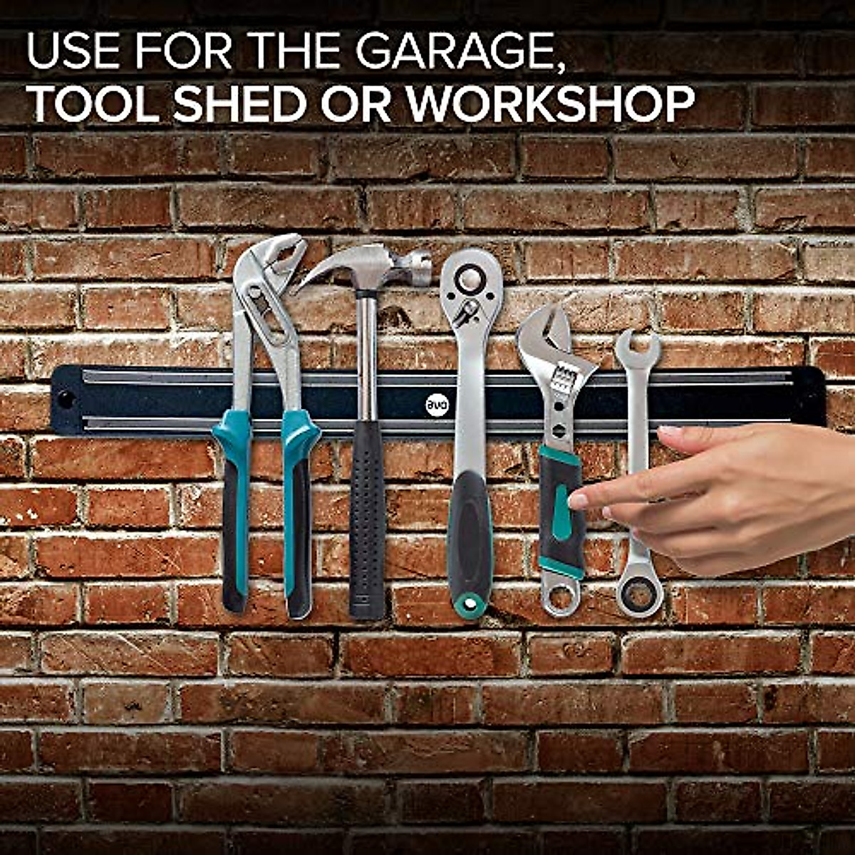 Kitchavo Magnetic Knife Strip Set Of 2 13 Inch Magnetic Knife Holder Tool Rack Storage Display Organizer Multipurpose Kitchen Bar Easy Install