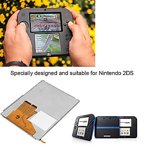 Replacement Screen for 2DS, LCD Display Top Screen and Bottom Screen Repair Kits, 2DS Host Parts
