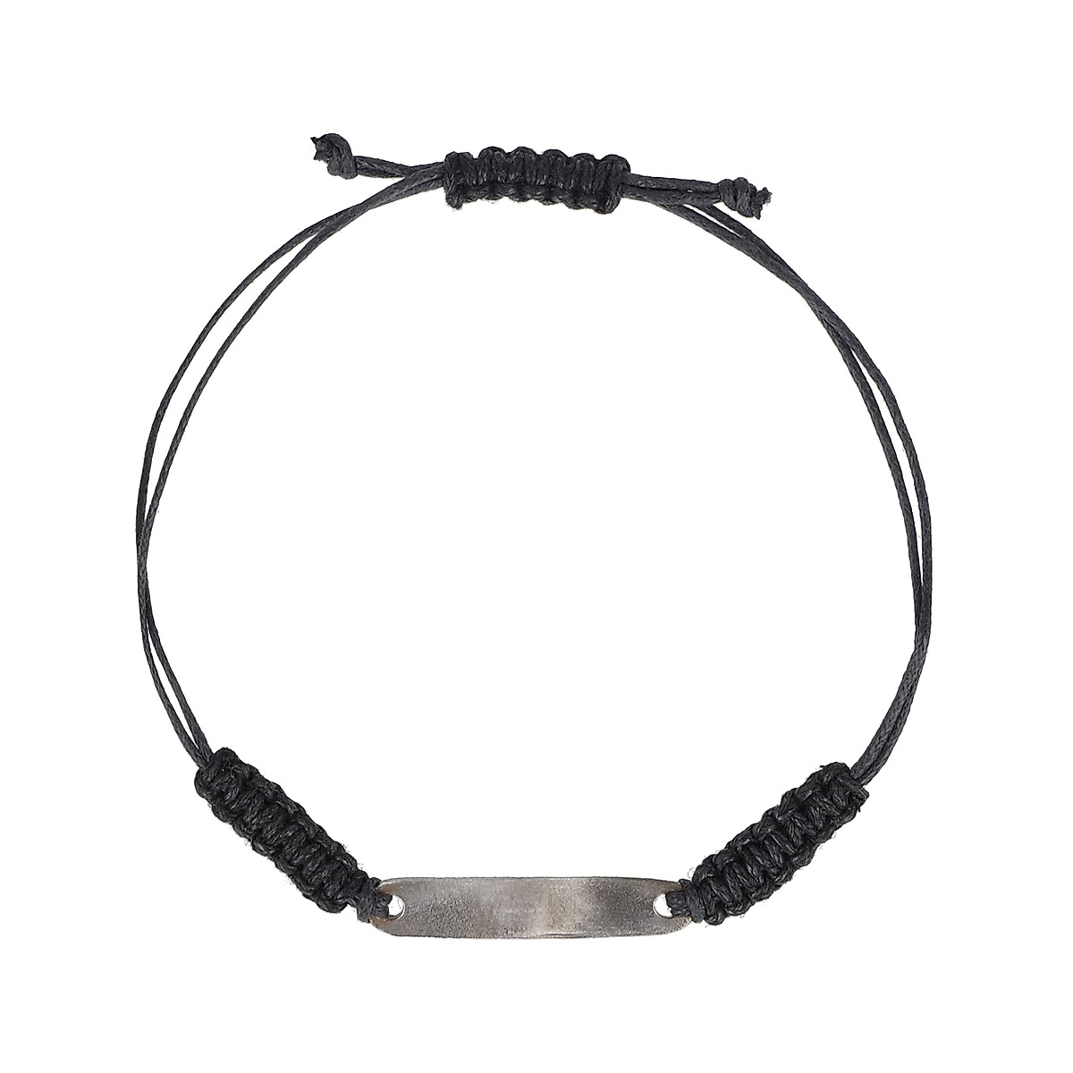 JIM GREEN Freedom Bracelet-Collected Snares are Reworked into a Handmade Symbol of Hope Forming our Handcrafted Bangle Cuff with Authentic Craftsmanship in every Wristband (Black, Adjustable)