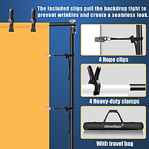 10 * 7ft Backdrop Stand, with Wheels, Adjustable Heavy-Duty Backdrop Stand, Banner Background Stand, Backdrop Support System for Parties Photo Photography