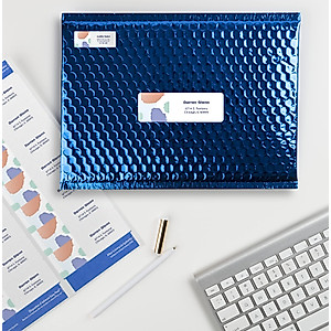 Avery Easy Peel Printable Address Labels with Sure Feed, 1" x 4", White, 350 Blank Mailing Labels (08162)